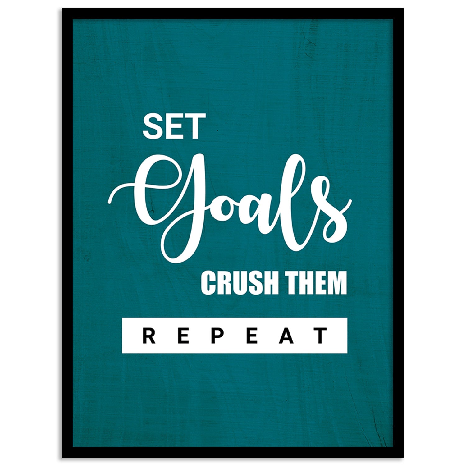 Motivational Quotes Poster with Frame for Home and Office Wall Decor ...